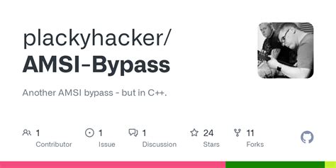 GitHub Plackyhacker AMSI Bypass Another AMSI Bypass But In C