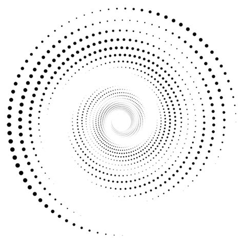 Premium Vector Dotted Dots Speckles Abstract Concentric Circle