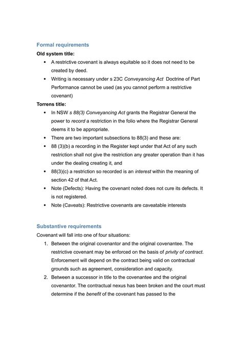 law316 final exam notes laws2200 property law mq thinkswap