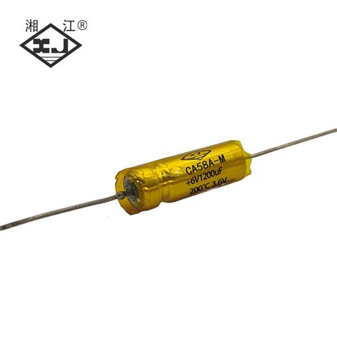 6v 1200uf 200º C Axial Liquid Tantalum Capacitor For Petroleum Survey