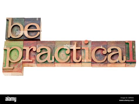 Practical Word Hi Res Stock Photography And Images Alamy