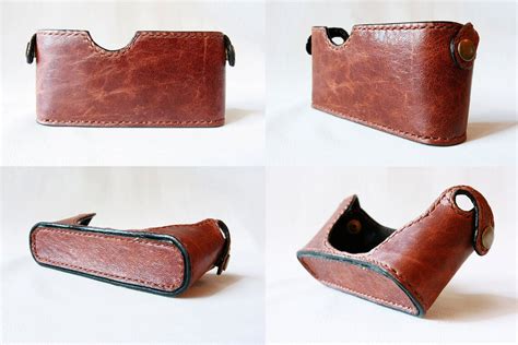 Handmade Brown Leather Camera Case For Fmfm2fefe2 Made To Etsy