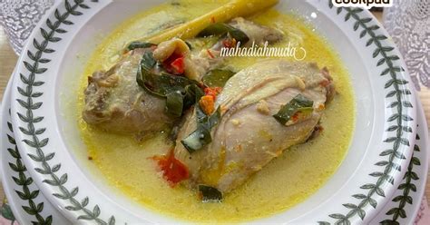 Resipi 👩‍🍳ayam Masak Lemak Cili Padi Oleh Mahadiah Cookpad