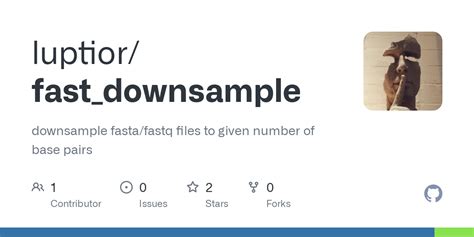 Github Luptior Fast Downsample Downsample Fasta Fastq Files To Given Number Of Base Pairs