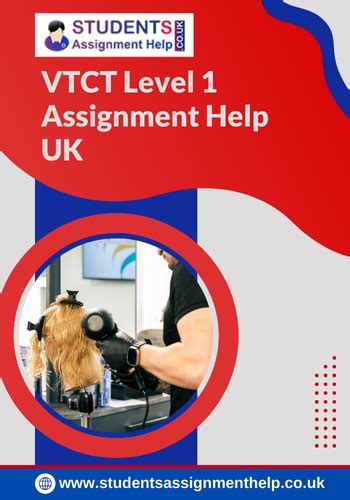 Vtct Level 1 Assignment Help Uk By London Based Professionals