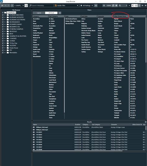 Media Bay Grouping Searched Items Cubase Steinberg Forums