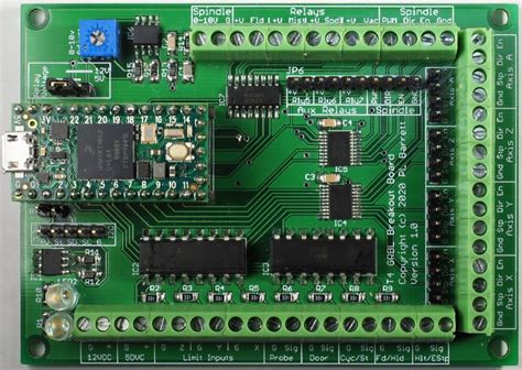 Grblhal Teensy Breakout Board Led Indicator Schmitt Trigger