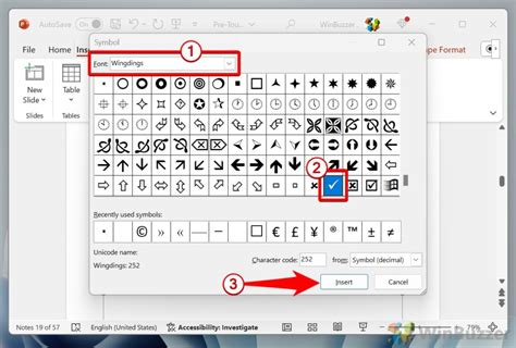 How To Add A Check Mark In Powerpoint ☐ ☑ Winbuzzer
