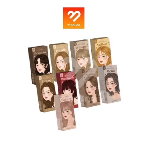 สีย้อมผม Kota Color Cream 100ml ยาย้อมผม ผสมโสมเกาหลี ไม่มีกลิ่นฉุน