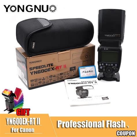YONGNUO YN600EX RT II Flash Speedlite YN 600EX II RT 2.4G Wireless HSS ...
