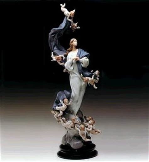 Blessed Virgin Mary Lladro Religion Lladro Figurines Collectibles