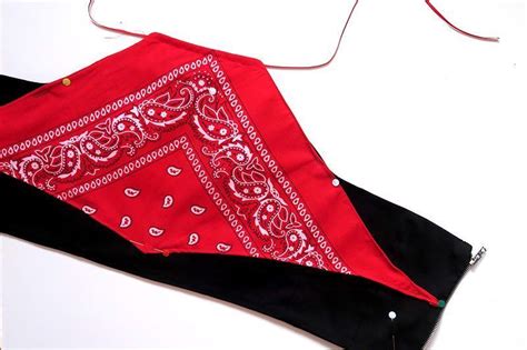 Tutorial Reciclaje Ropa Diy Top A Partir De Una Bandana Cerulean Closet