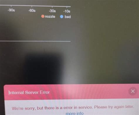Internal Server Error Bugs And Errors Prusa3d Forum