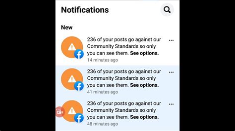 Facebook Message About Community Standards At Benjamin Dailey Blog