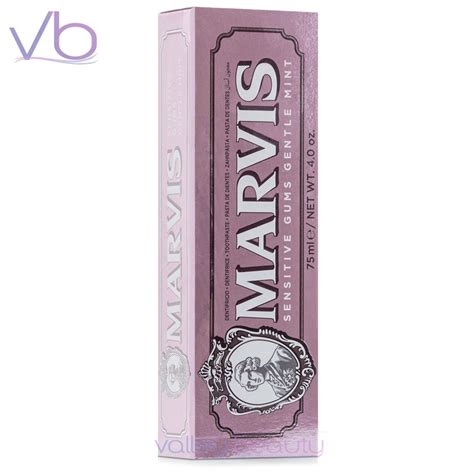Marvis Sensitive Gums Rich And Creamy Toothpaste With Gentle Mint Flavor