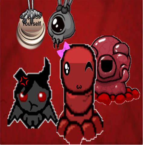 Am I A Pretty Worm [tboi Fan Art] By Blockeon On Deviantart