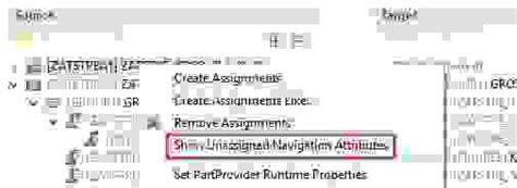 set navigation attributes for aadso hcpr or aggregation level