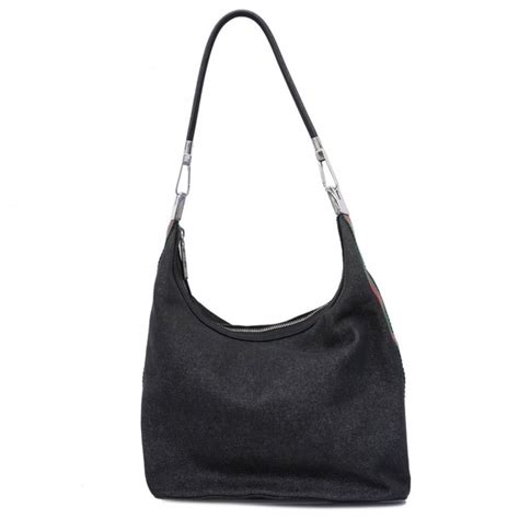 Gucci Bags Gucci Sherry Line Canvas Shoulder Bag Black Poshmark