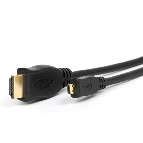 High Quality 6ft 30awg Hdmi Type D Micro Hdmi To Hdmi Type A Adapter