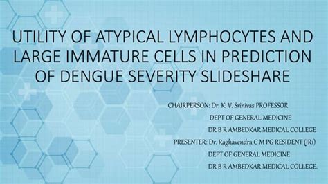 Utility Of Atypical Lymphocytes And Large Immature Cells In Prediction