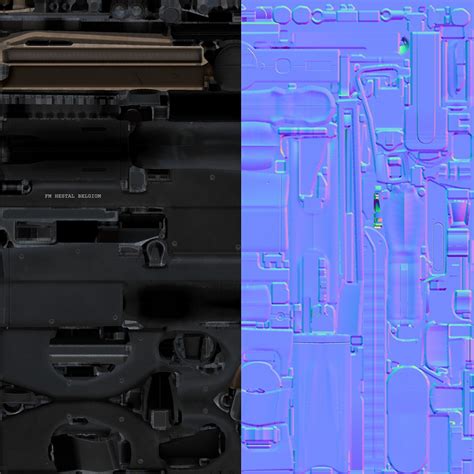 3d P90 Submachine Gun Lowpoly Mobile Ready Model Turbosquid 1977501