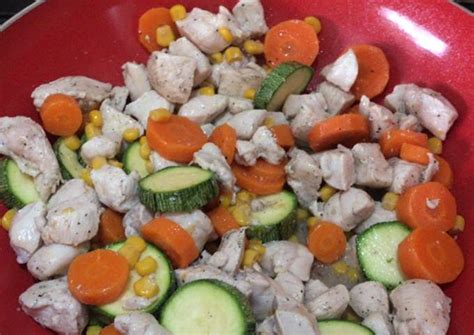 Pollo Con Calabazas Y Zanahorias Receta De Andrea Camargo Cookpad