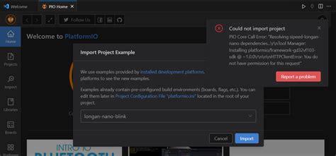 I Am Unable To Install Sipeed Longan Nano Gd32v Libraries