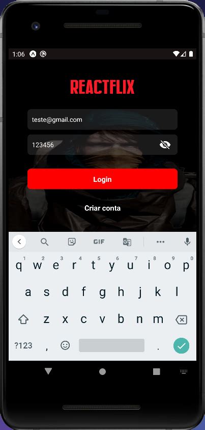 movie app project built with react native