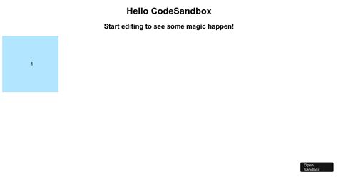 Frame Examples CodeSandbox