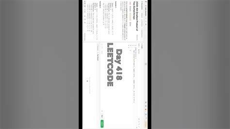 Day 418 Leetcode Problem 2040 Swift Daily Challenge Swiftui Coding Leetcode Youtube
