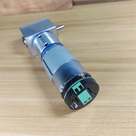 56rpm Right Angle Gear Motor W 13ppr Hall Sensor Encoder Robotshop