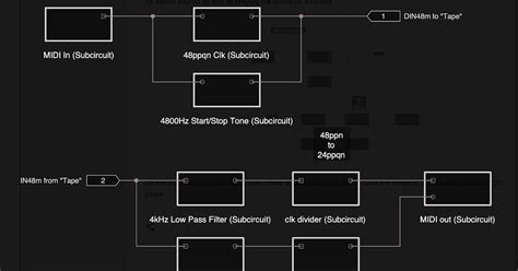 MIDI DIN Sync Box Or MIDI Out To Tape Part 1