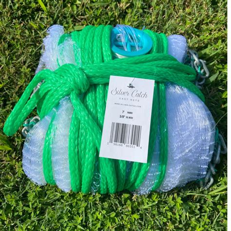 10 Ft Drawstring Cast Net 10″ Mono Mesh Chain Bottom Elite Series