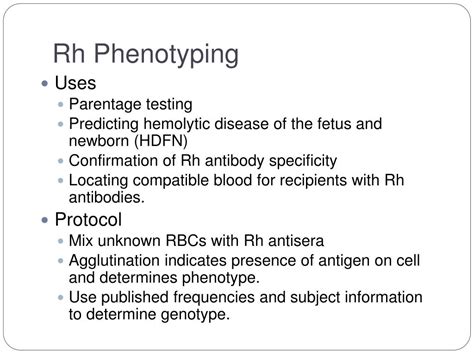 Ppt Unit 7 Rh Blood Group System Powerpoint Presentation Free