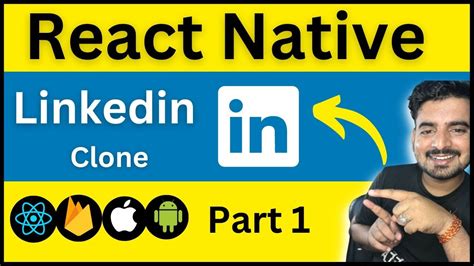 React Native Linkedin Clone Part 1🔥 In Hindi Engineer Codewala Youtube