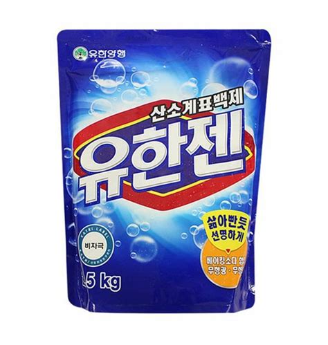 A68 산소 표백제 유한젠 2 5kg 세탁 가루 빨래 세제 가루세탁세 티몬