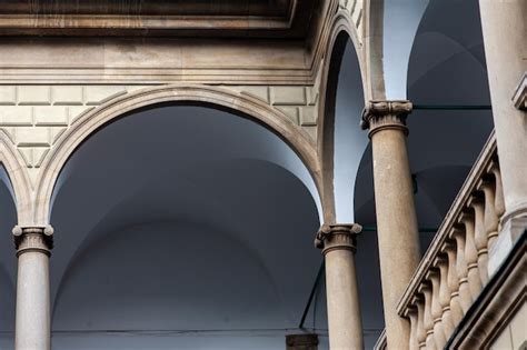 premium photo a building with columns and a column that says the word