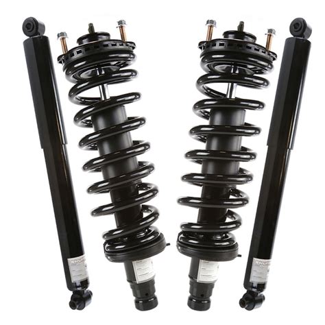 Autoshack Front And Rear Complete Strut Coil Springs And Shock Absorbers