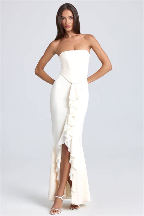 Ruffle Dresses Ruffle And Frilly Mini Midi And Maxi Dresses Oh Polly Us