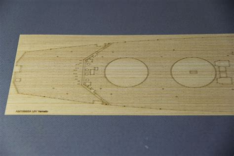 IJN Battleship Yamato Wood Deck Seal Deck Masking Sheet For Tamiya HLJ