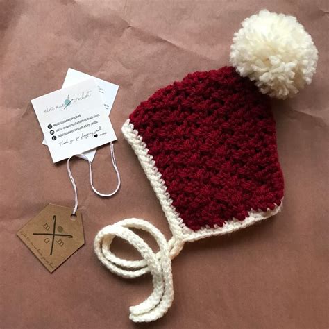 Christmas Pixie Bonnet Crochet Pixie Bonnet Newborn Pixie Etsy