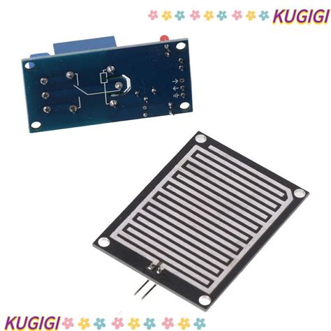 Kugigi Raindrops Sensor Adjustable V Rain Dectection Module With