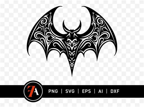 Halloween Bat Svg Spooky Halloween Svg Creepy Bat Silhouette Design For Crafts And Decorations