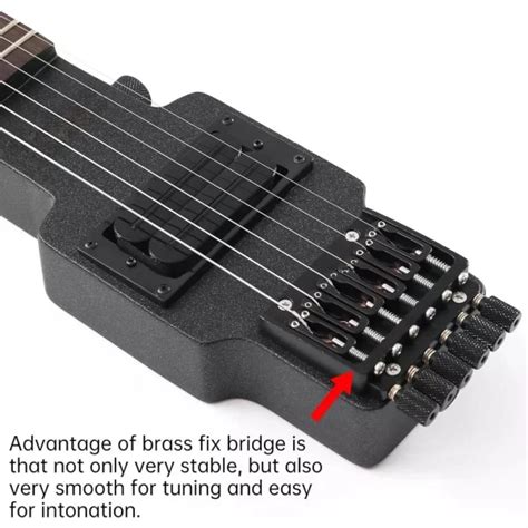 Dropship Travel Guitar Electric Headless Guitar 6 Strings One Piece