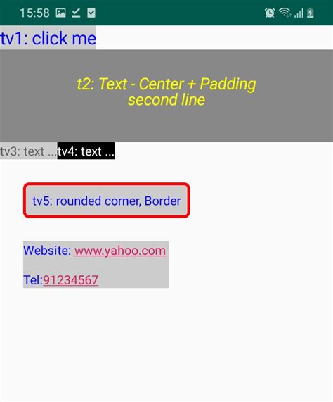 Android Create Textview Programmatically
