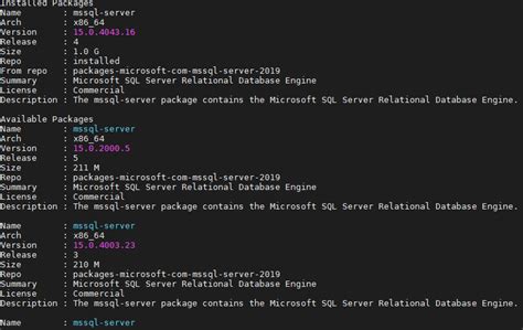 Uninstalling Cusdowngrading Sql Server In Linuxrhel7 Mssqltrek