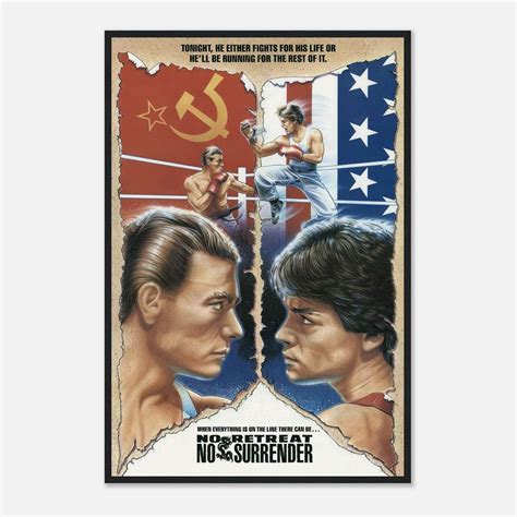 No Retreat No Surrender 1986 Movie Poster Print Citiesbox