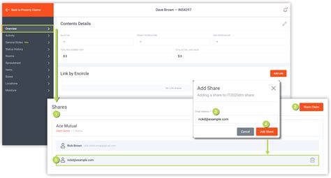 Sharing The Claim File Encircle