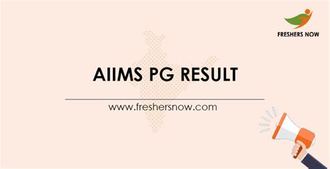 Aiims Pg Final Result 2021 Released Merit List Dm Mch Md Ms