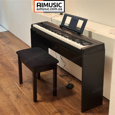 Интерьерное цифровое пианино YAMAHA P-45 + Деревянная Стойка